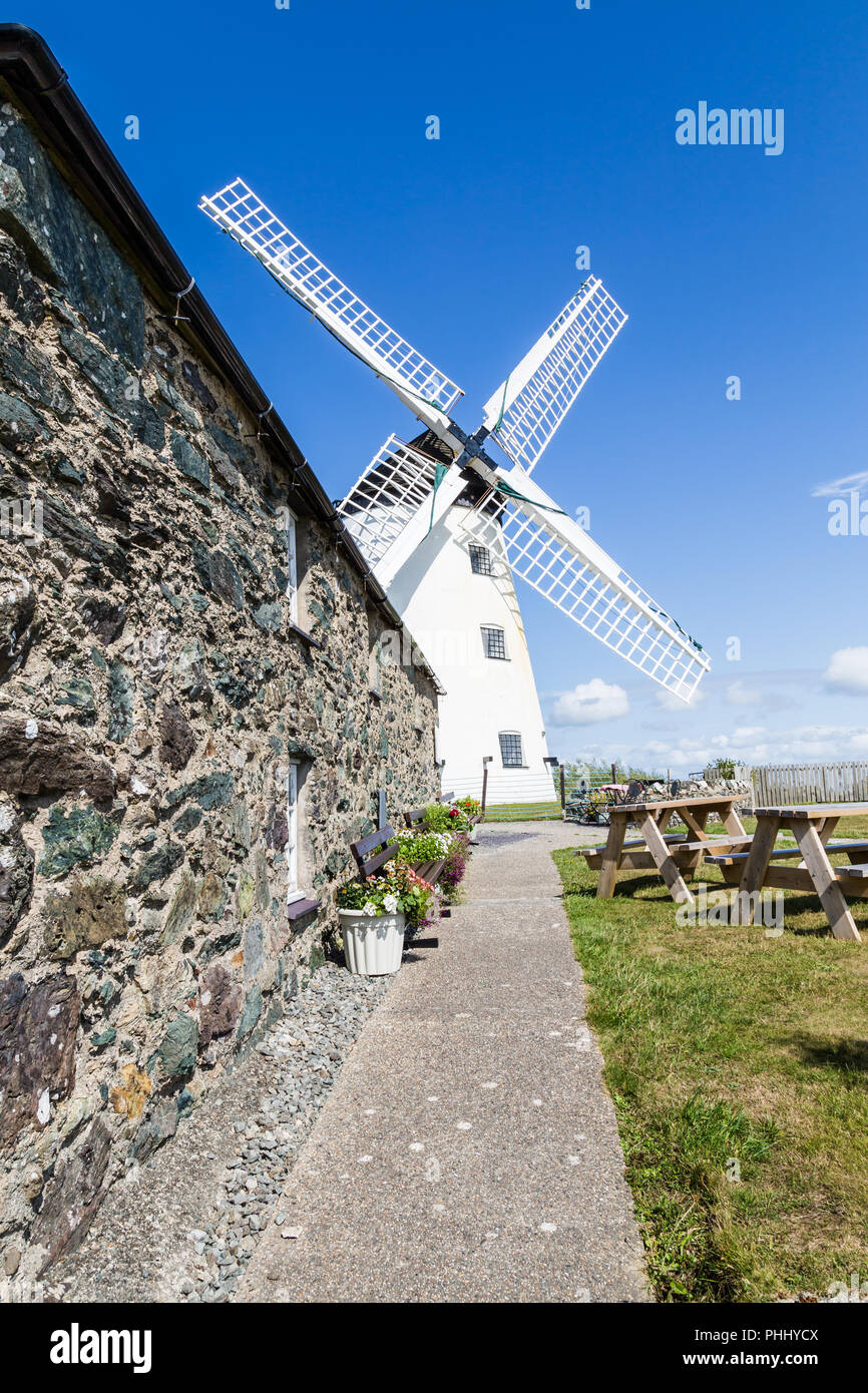 Windmill on Anglesey, Wales, UK Stock Photo - Alamy