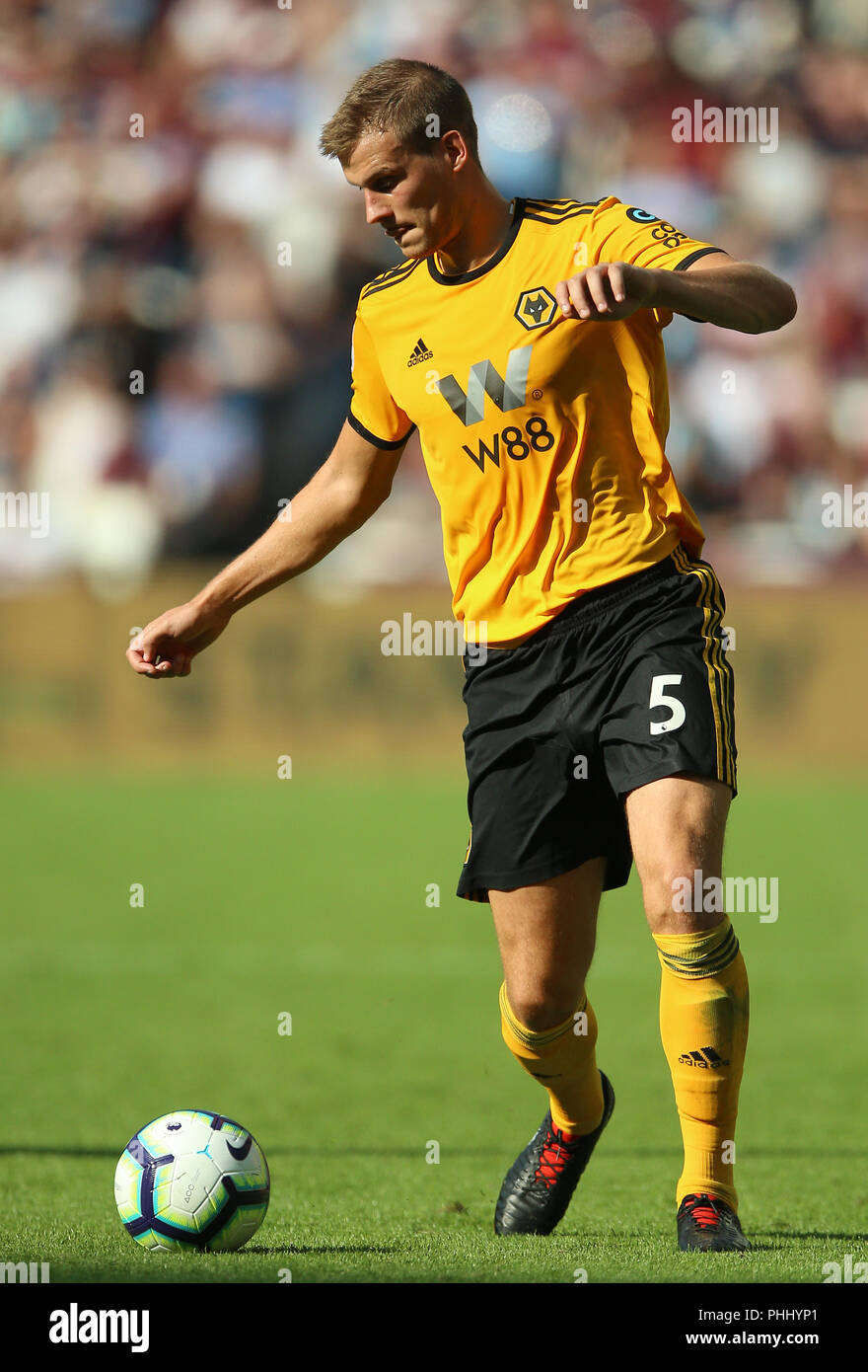 Wolverhampton Wanderers' Ryan Bennett during the Premier League match ...