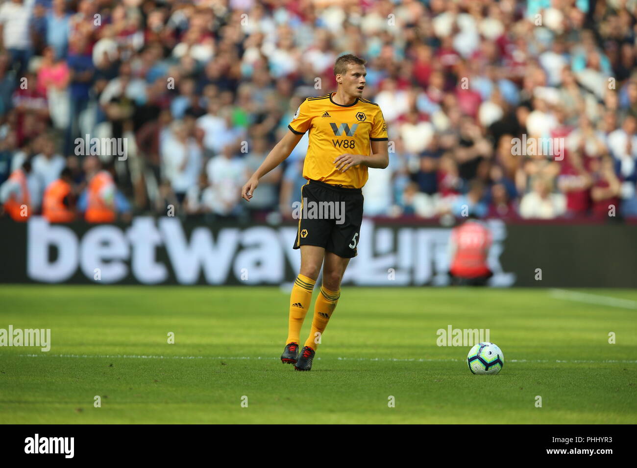 Wolverhampton Wanderers' Ryan Bennett during the Premier League match ...