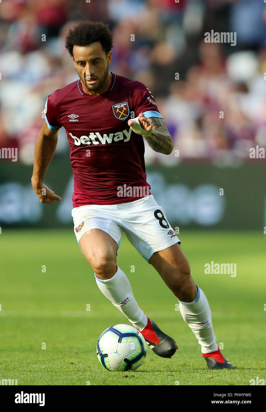 West Ham United's Felipe Anderson during the Premier League match at ...