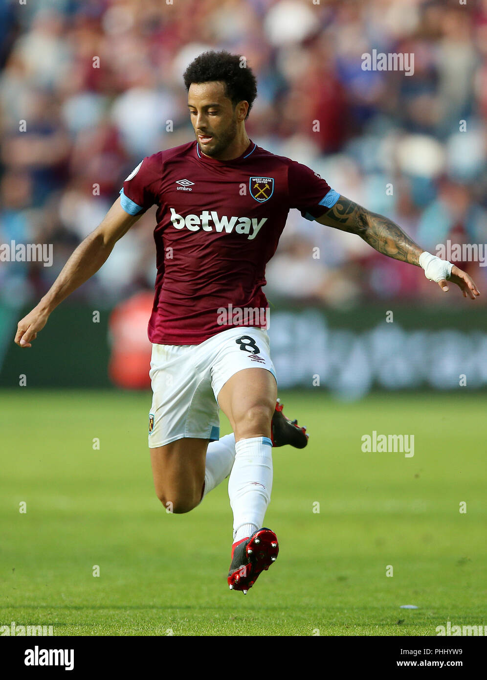 West Ham United's Felipe Anderson during the Premier League match at ...