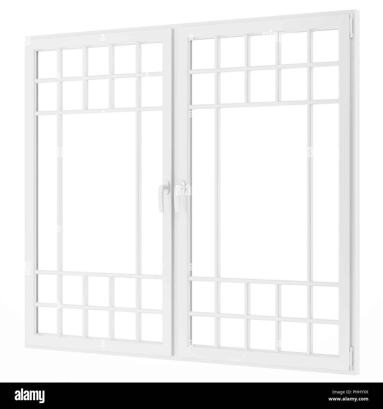 window isolated on white background Stock Photo - Alamy