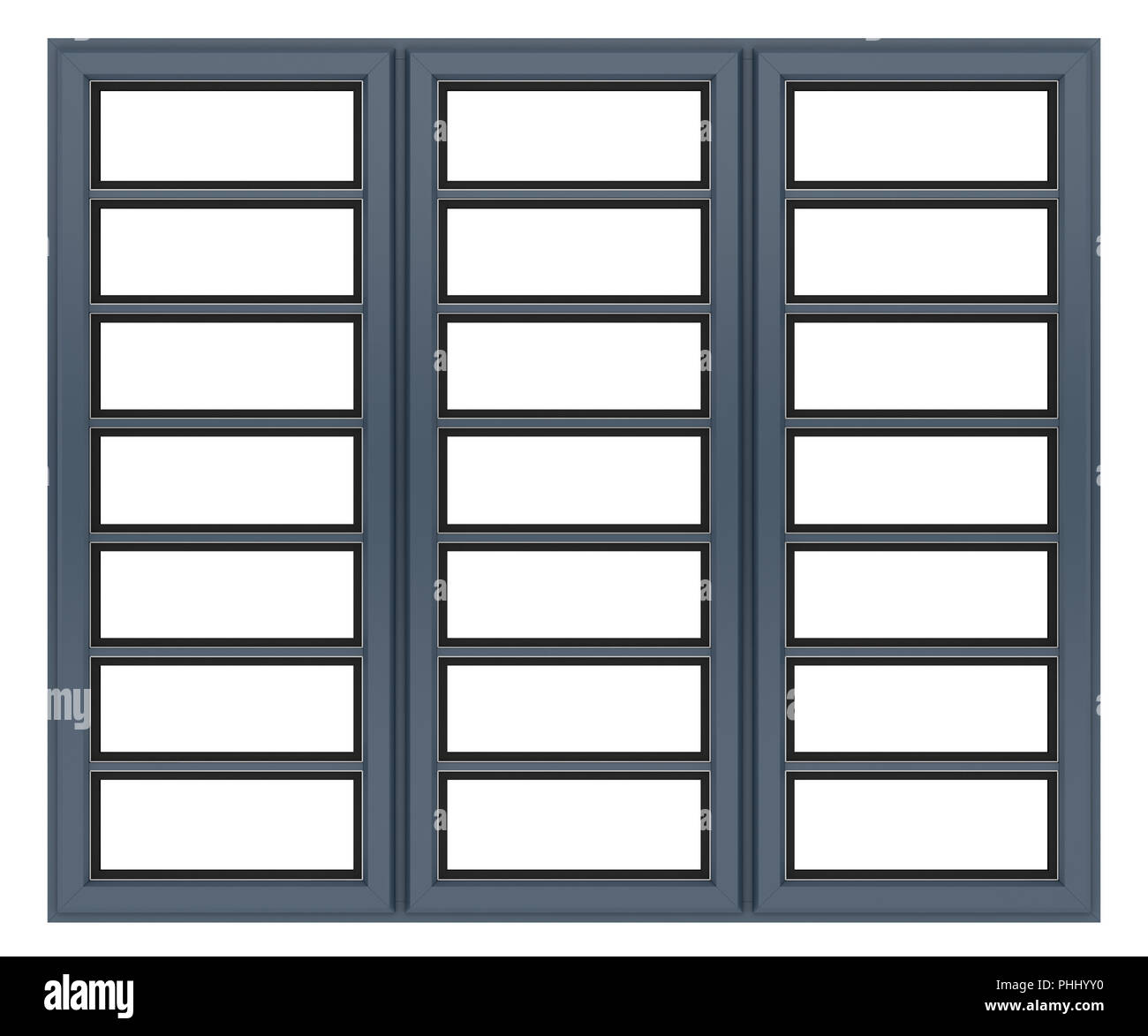 metallic window isolated on white background Stock Photo - Alamy