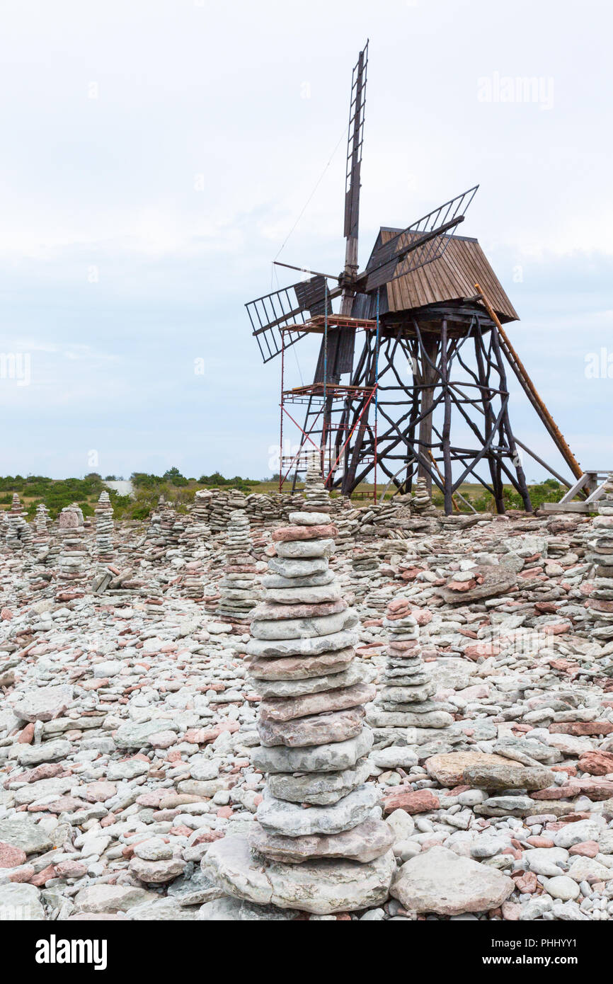 Stone windmill hi-res stock photography and images - Alamy