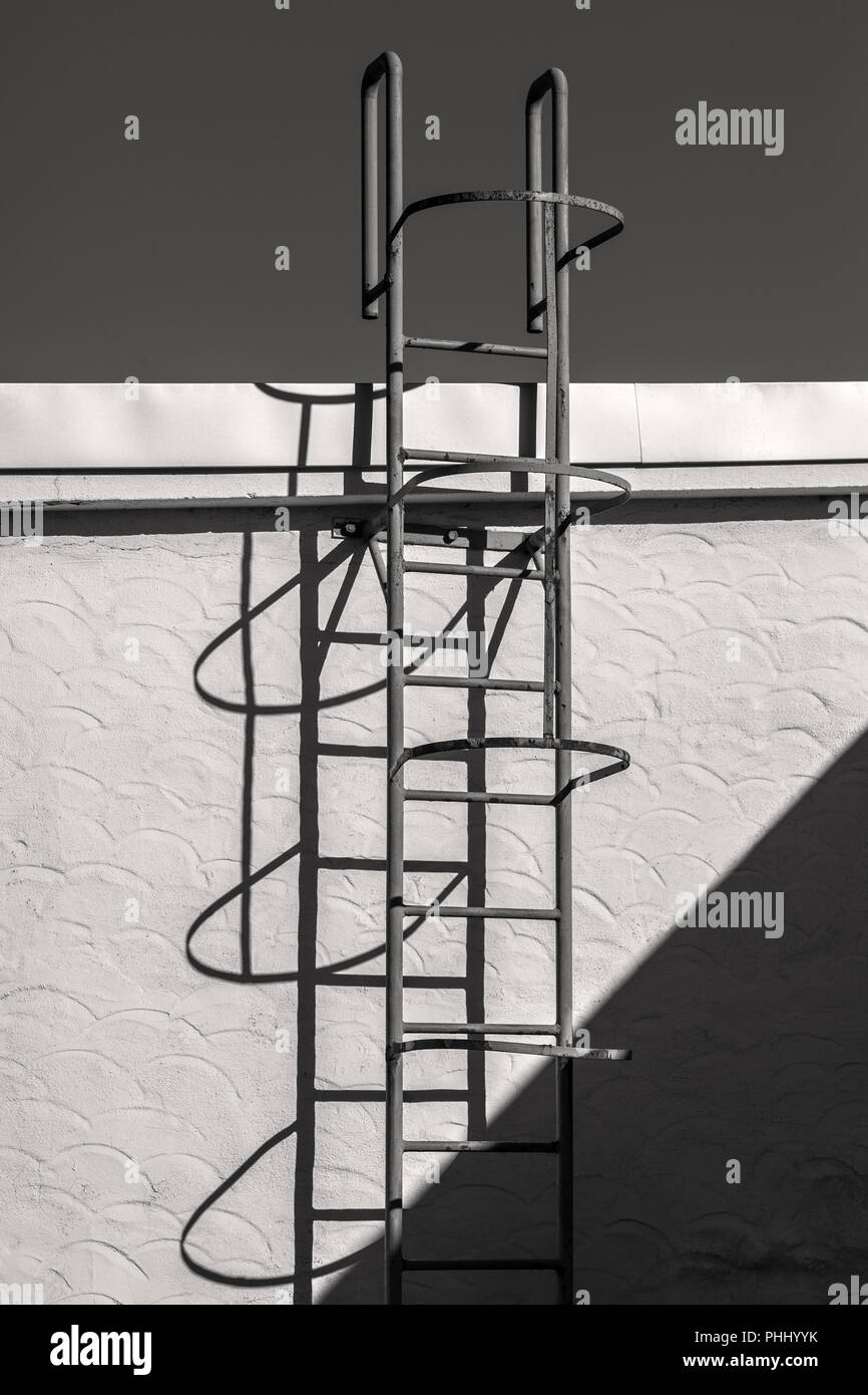 Old fire escape hi-res stock photography and images - Alamy