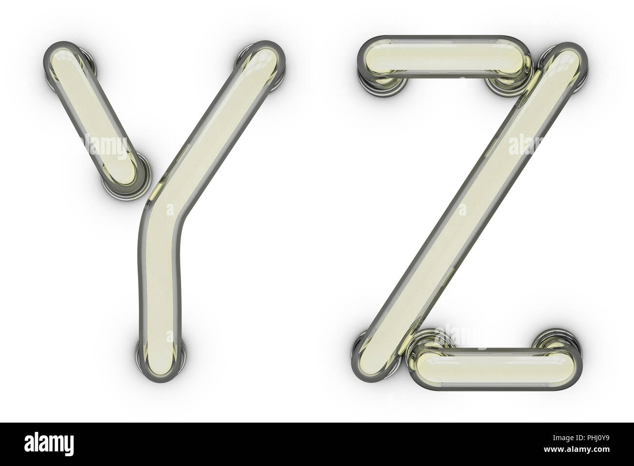 Neon letter y hi-res stock photography and images - Alamy