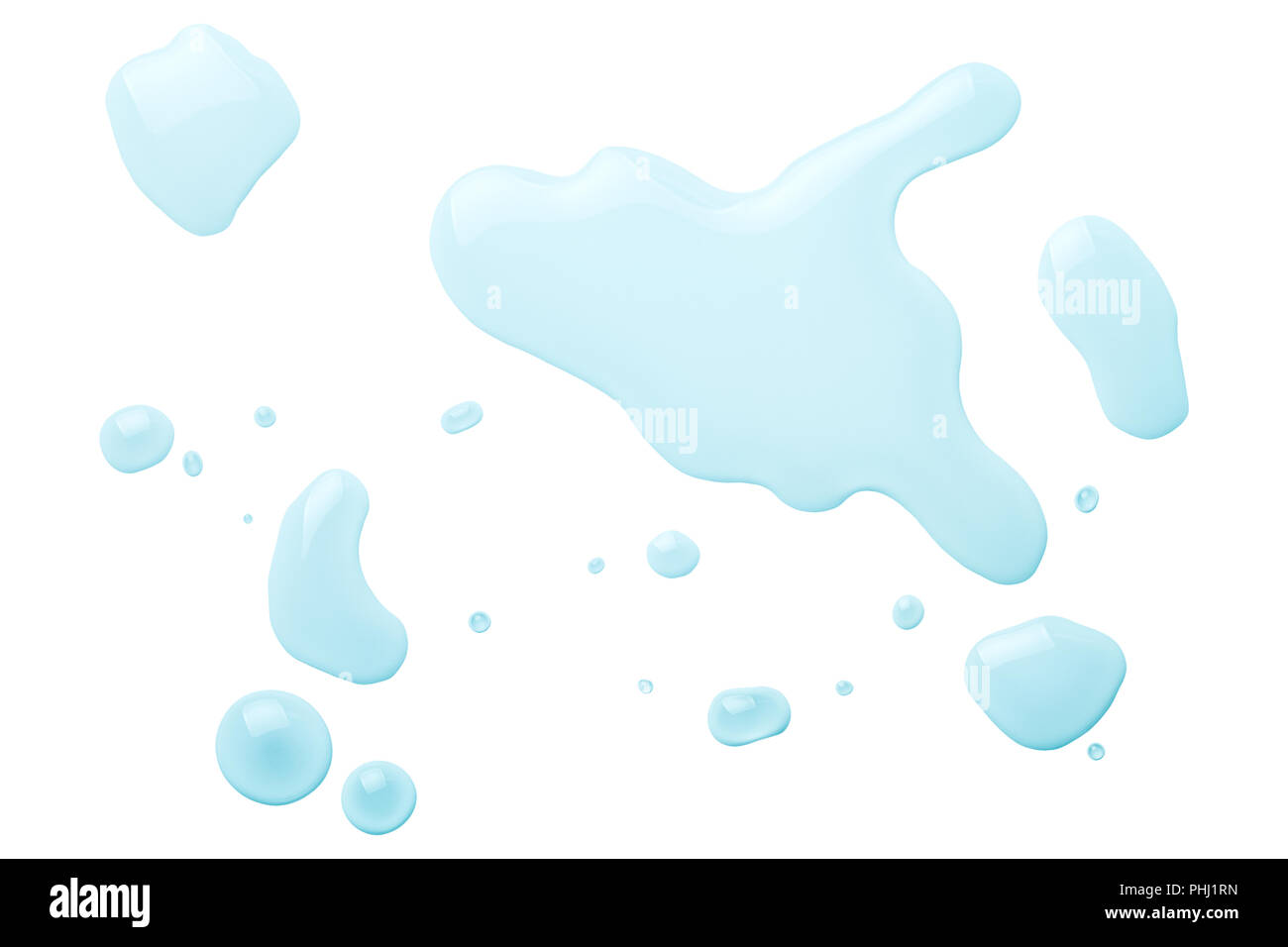 Water Isolated on White Background Stock Photo - Alamy