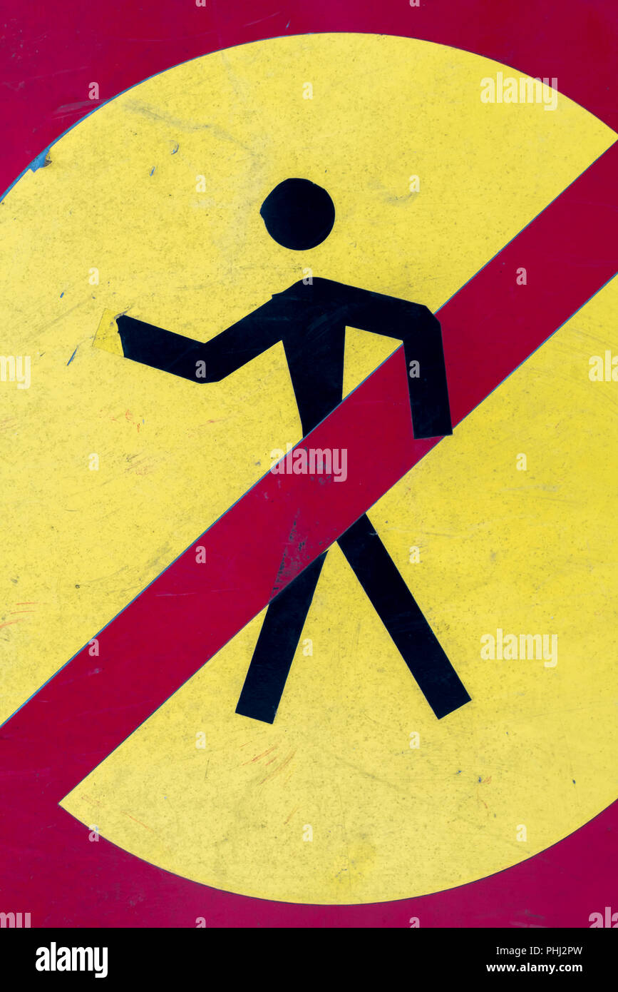 People not allowed sign Stock Photo - Alamy