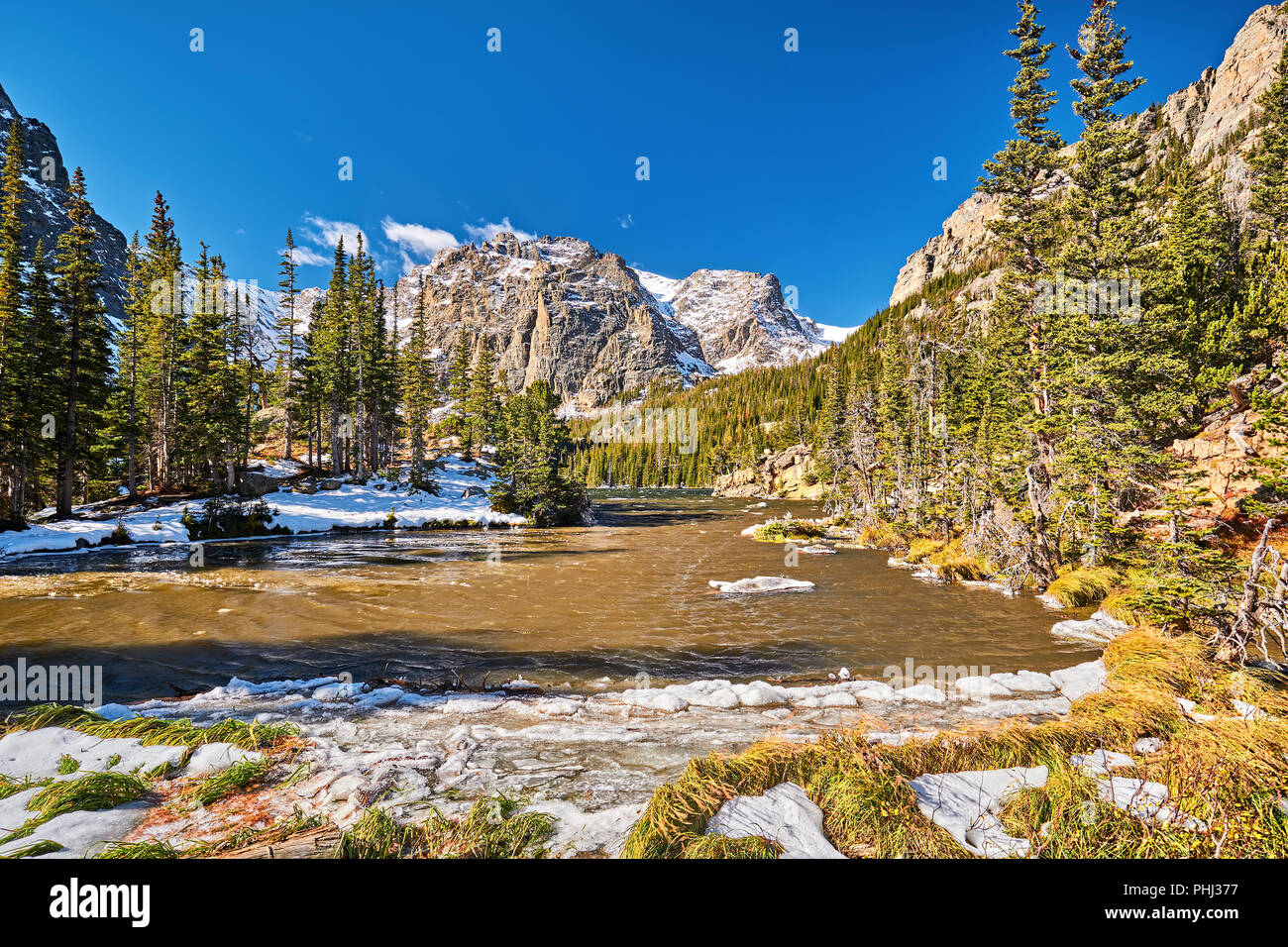 The Loch Lake, Rocky Mountains, Colorado, USA Stock Photo - Alamy