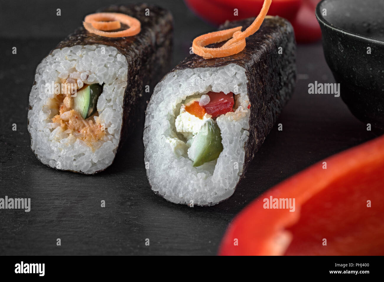 Sushi and rolls hi-res stock photography and images - Alamy
