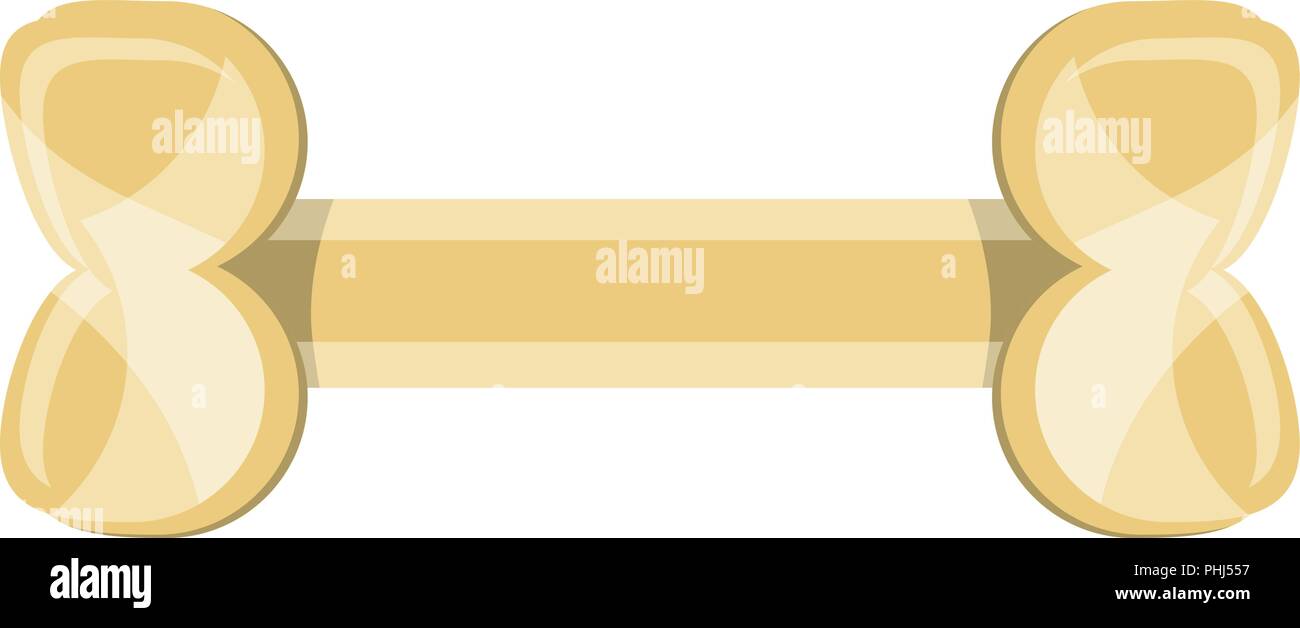 dog bone icon over white background, vector illustration Stock Vector ...