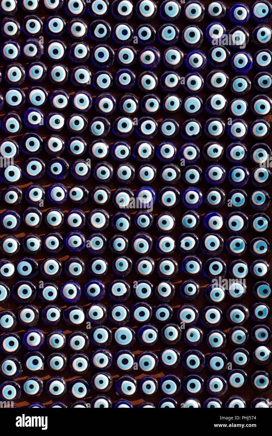 Set of evil eye bead as Amulet souvenir Stock Photo - Alamy