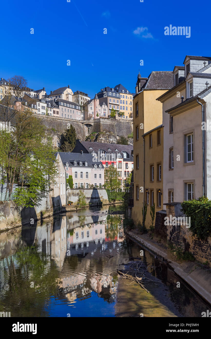 Luxembourg city cityscape Stock Photo - Alamy