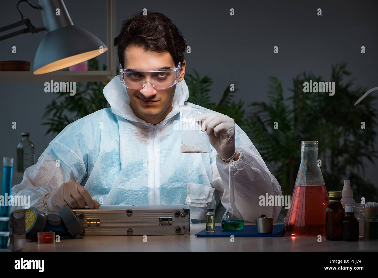 Forensic fingerprint microscope hi-res stock photography and images - Alamy