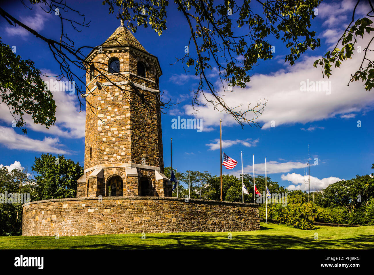 The Tower on Fox Hill Vernon, Connecticut, USA Stock Photo - Alamy