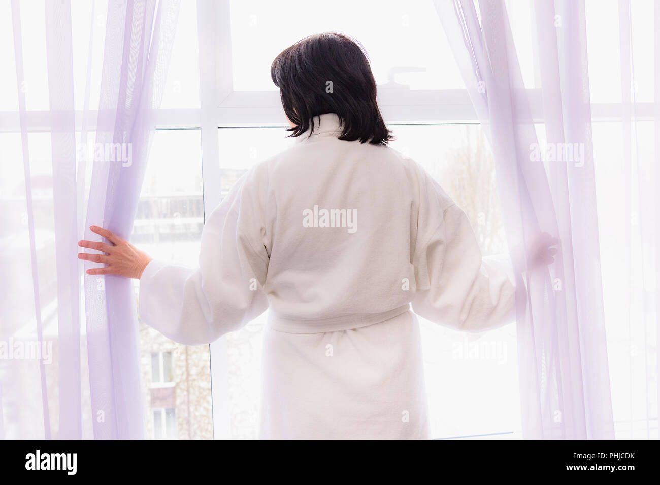 window light woman Stock Photo - Alamy