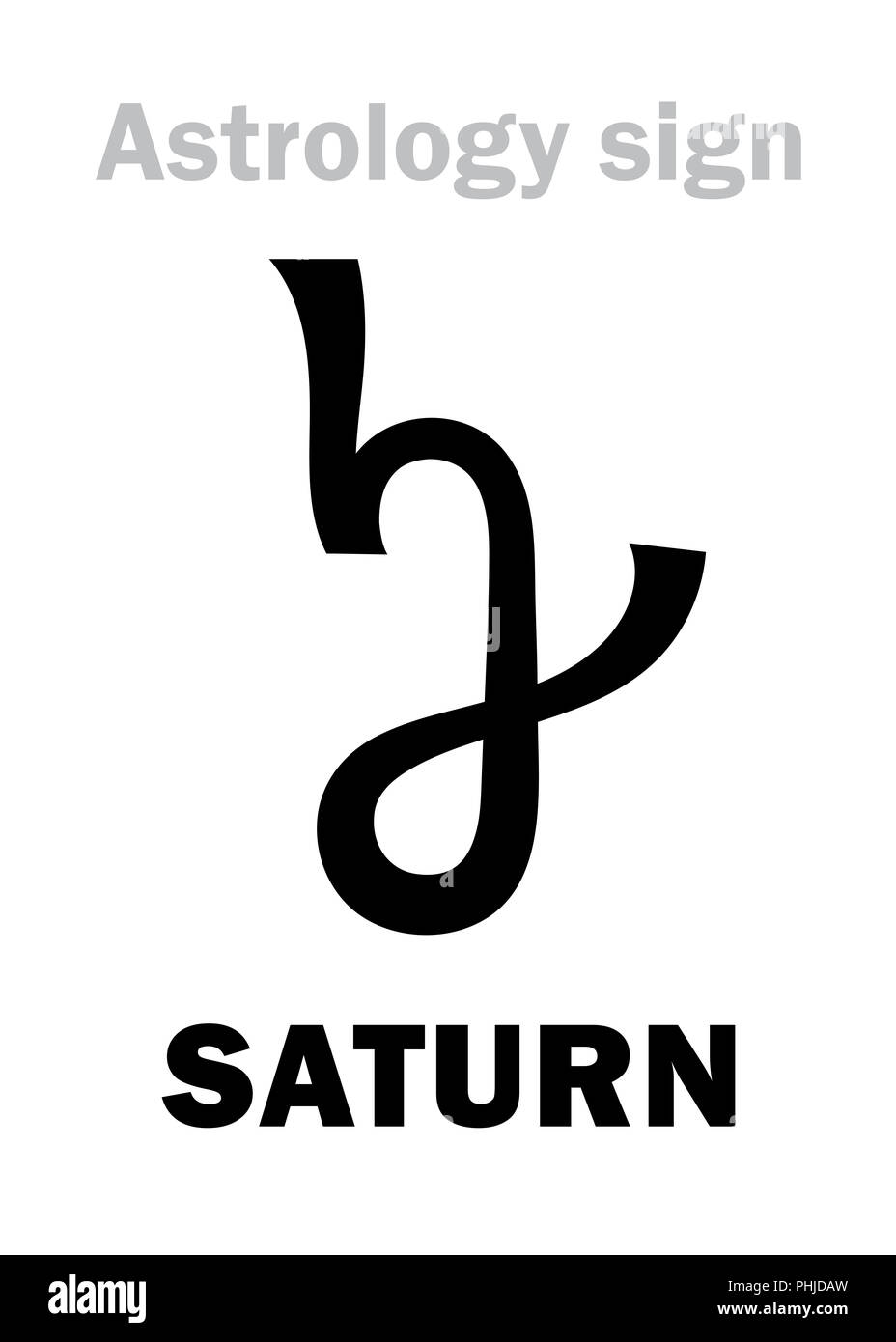 Symbol saturn sign astrology Cut Out Stock Images & Pictures - Alamy
