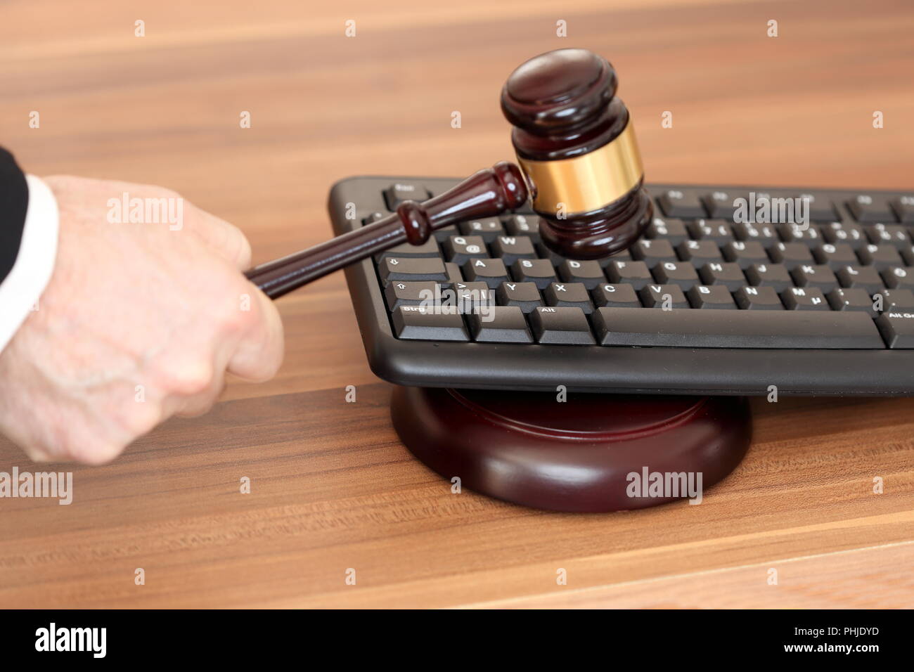 keyboard and law Stock Photo - Alamy