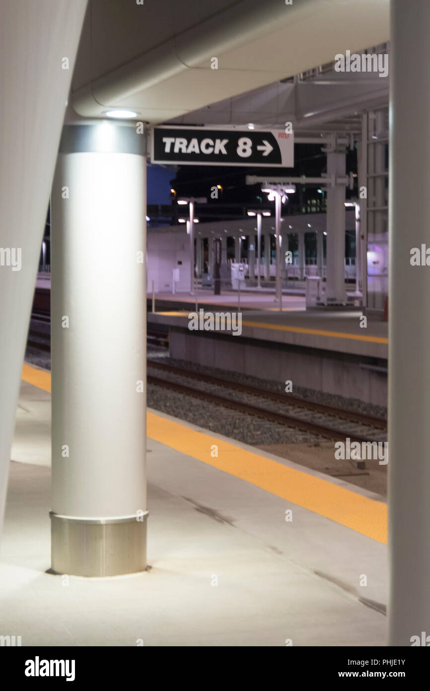 Denver union station sign hi-res stock photography and images - Alamy