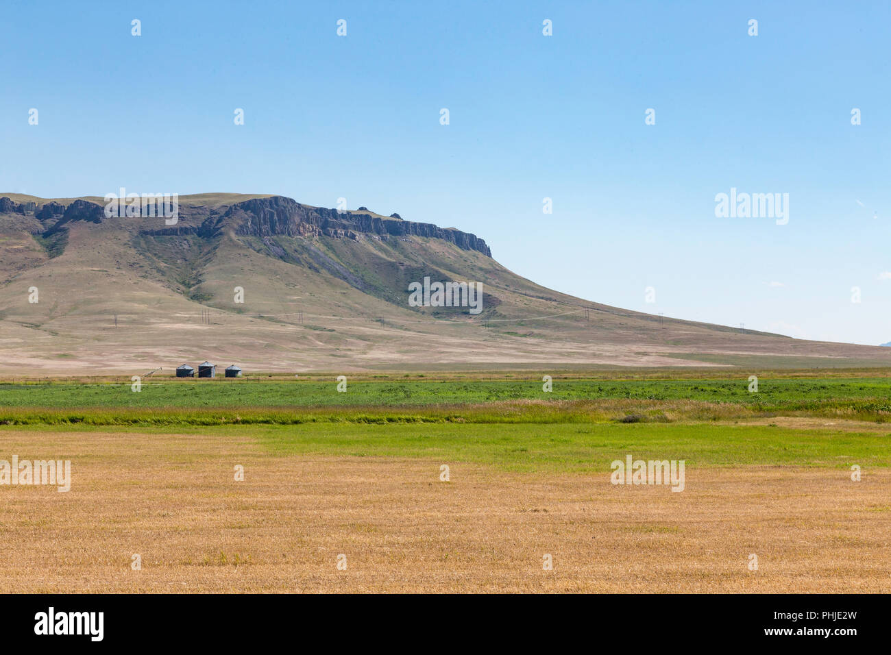 Square Butte is an iconic landmark in Montana, USA Stock Photo - Alamy