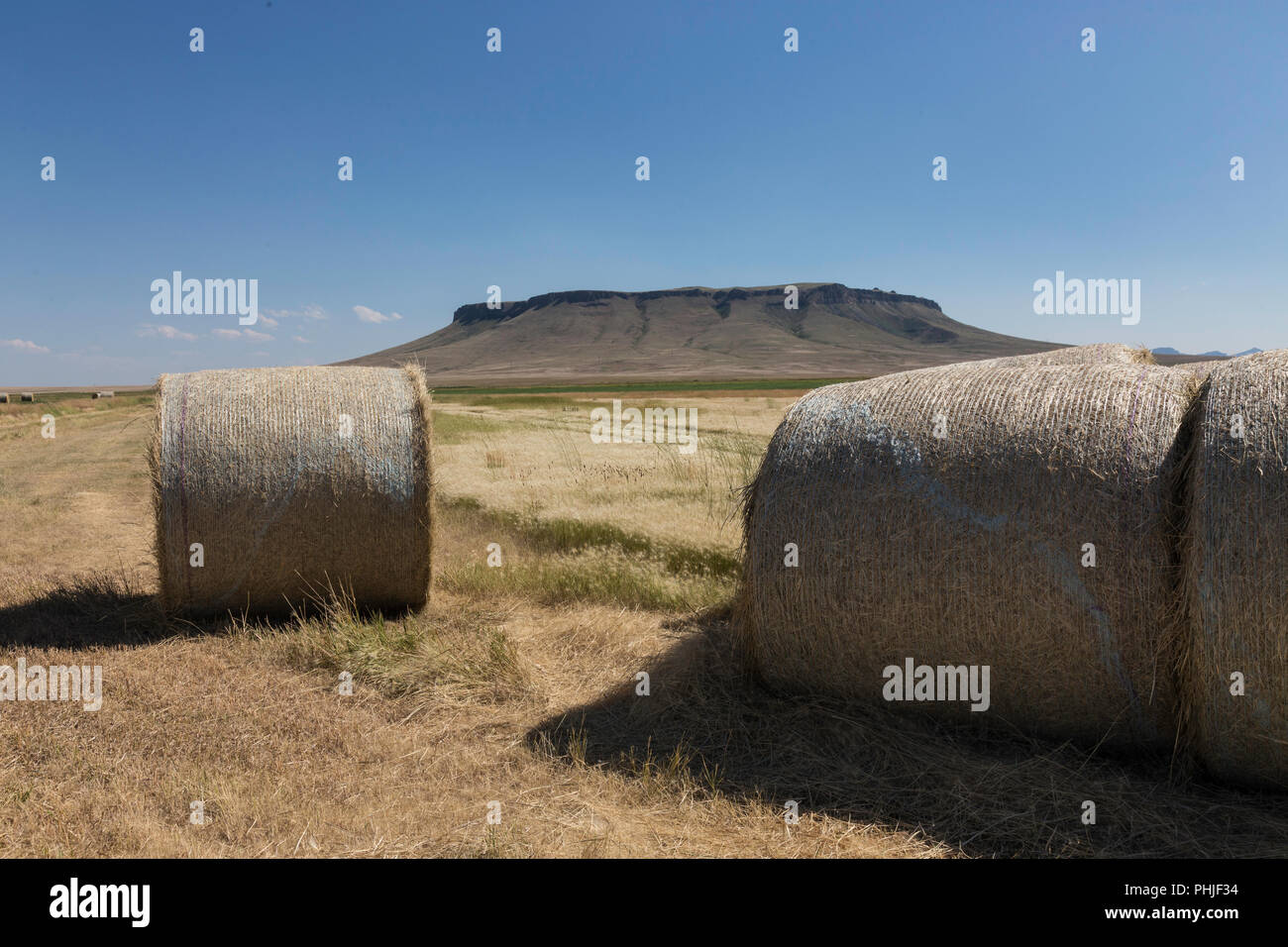 Square Butte is an iconic landmark in Montana, USA Stock Photo - Alamy