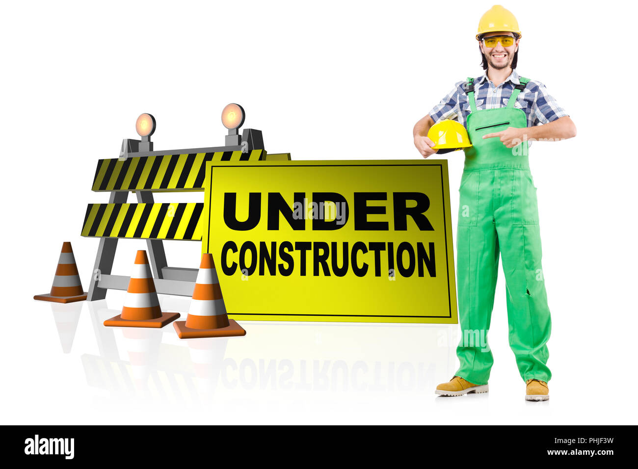 Concept of under construction for your webpage Stock Photo - Alamy