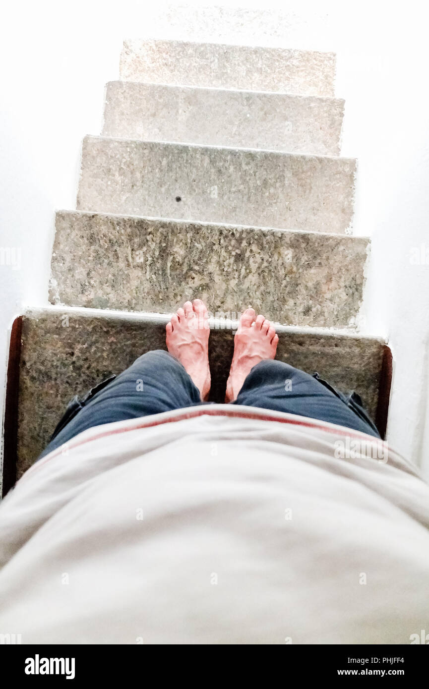 Walk Down Stairs High Resolution Stock Photography and Images - Alamy
