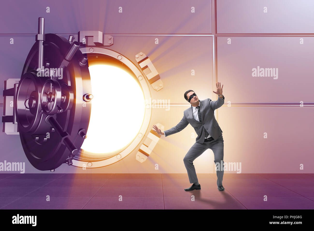 Front door man bank hi-res stock photography and images - Alamy