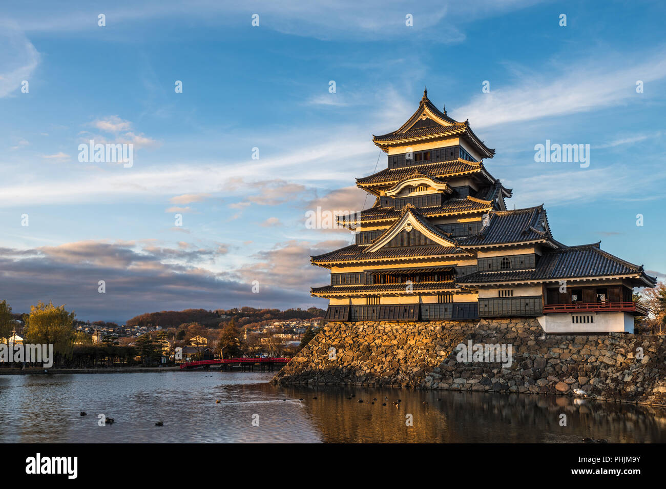 Matsumoto castle, national treasure of Japan Stock Photo - Alamy