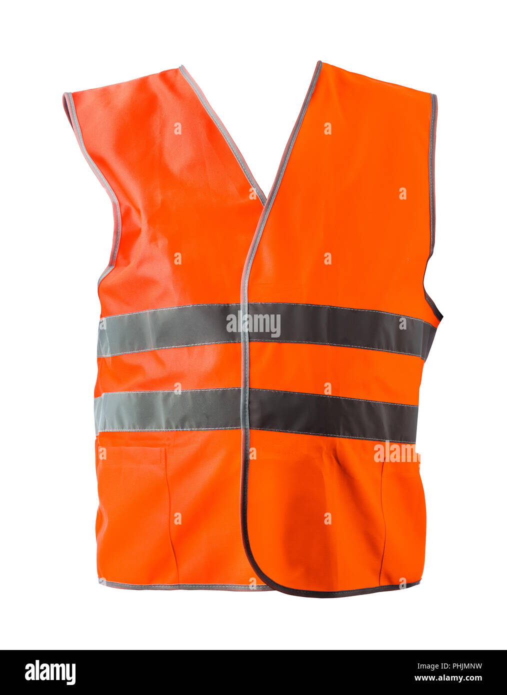 Orange construction jacket Stock Photo - Alamy