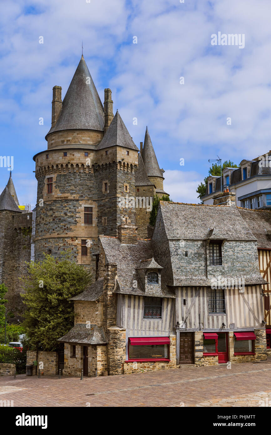 Vitre castle vitre brittany france hi-res stock photography and images ...