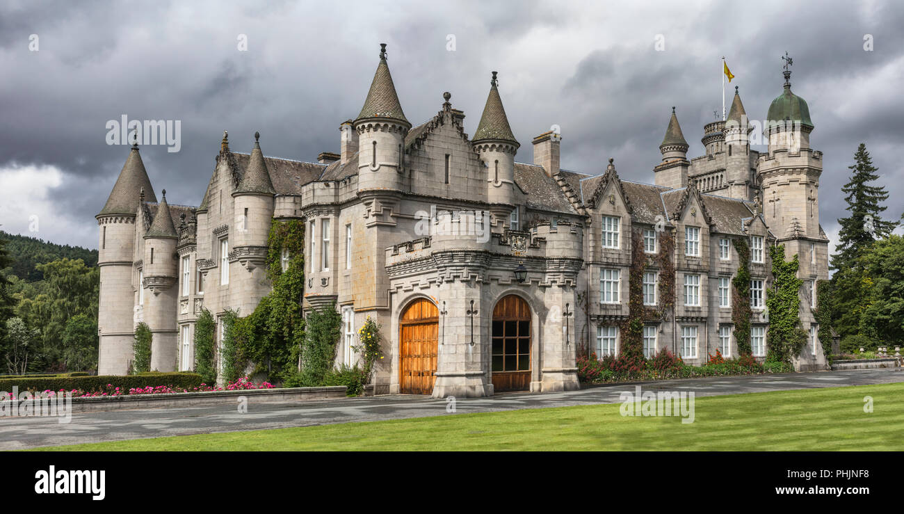 Balmoral castle, Aberdeenshire, Scotland, UK Stock Photo - Alamy