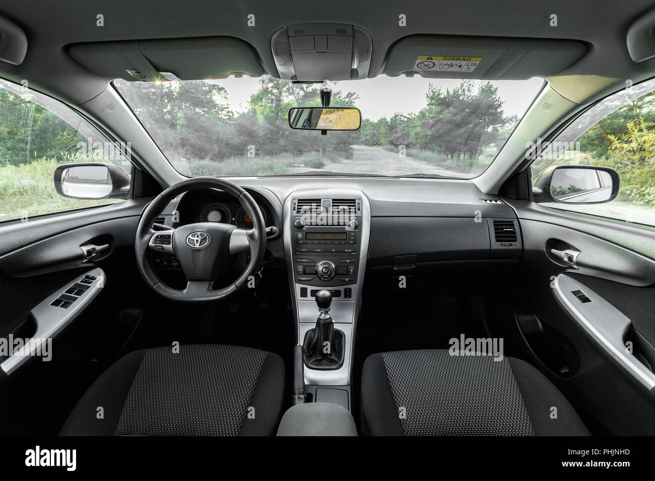 Toyota corolla interior hi-res stock photography and images - Alamy