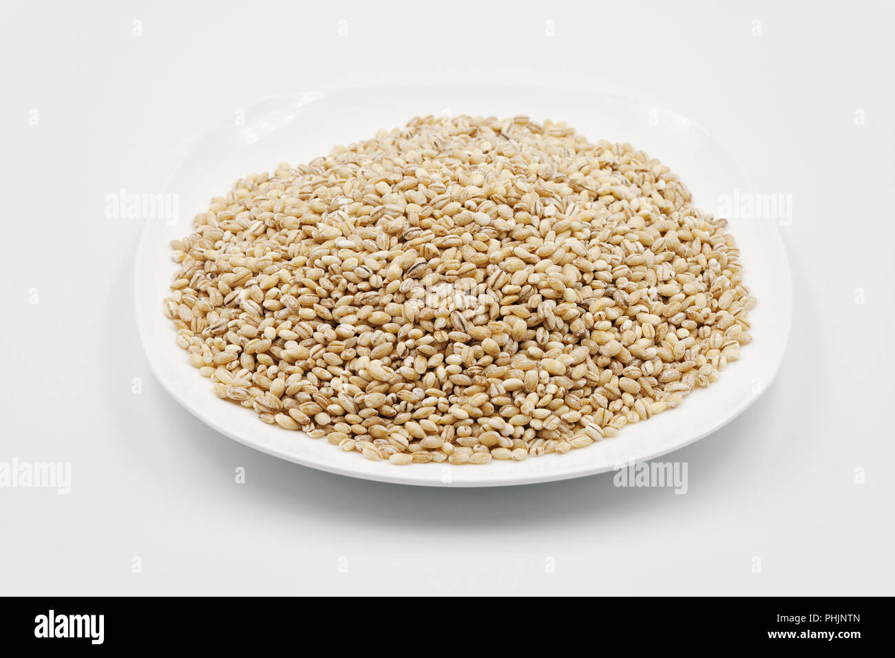 Grains of pearl barley Stock Photo - Alamy
