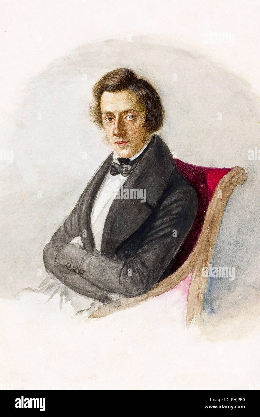 Portrait of Frederic Francois Chopin Stock Photo - Alamy