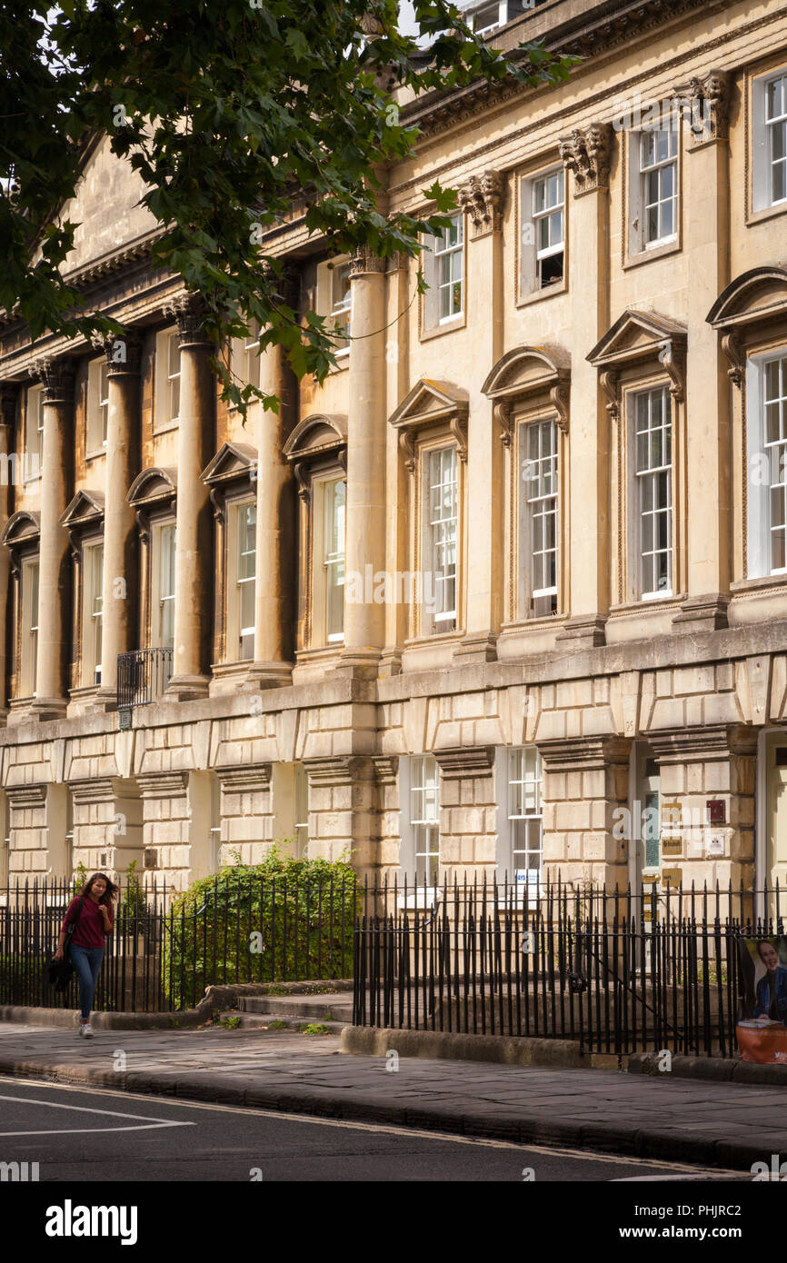 Georgian house terrace, Bath UK Stock Photo - Alamy
