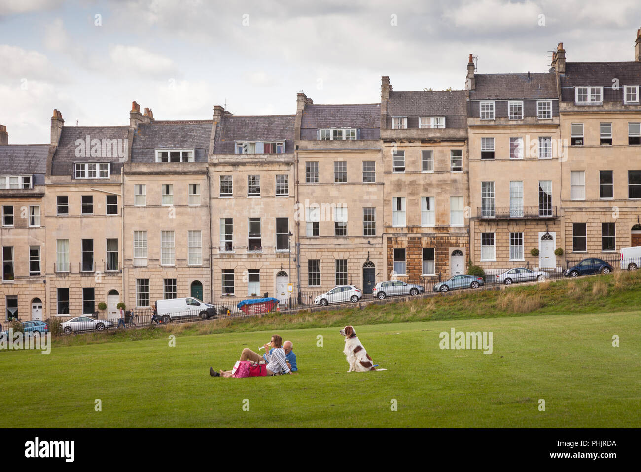 The Royal Crescent, Bath UK Stock Photo - Alamy