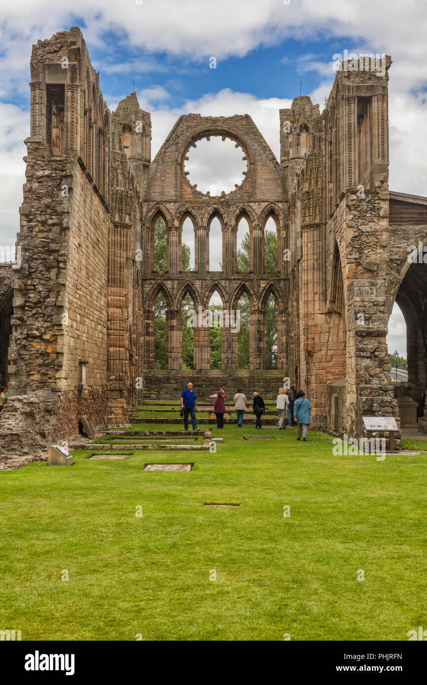 Elgin cathedral (13th century), Moray, Scotland, UK Stock Photo - Alamy