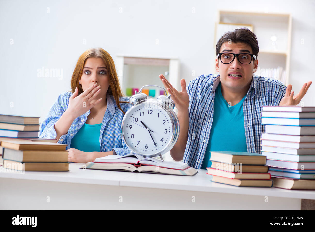 Stressed out school students hi-res stock photography and images - Alamy