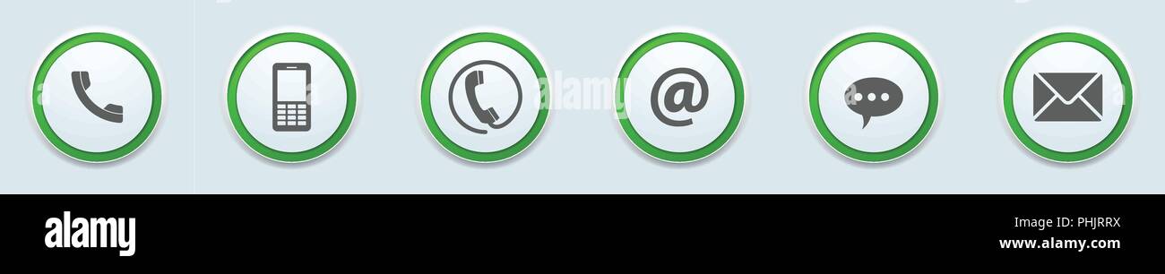 Service buttons Stock Vector Images - Alamy