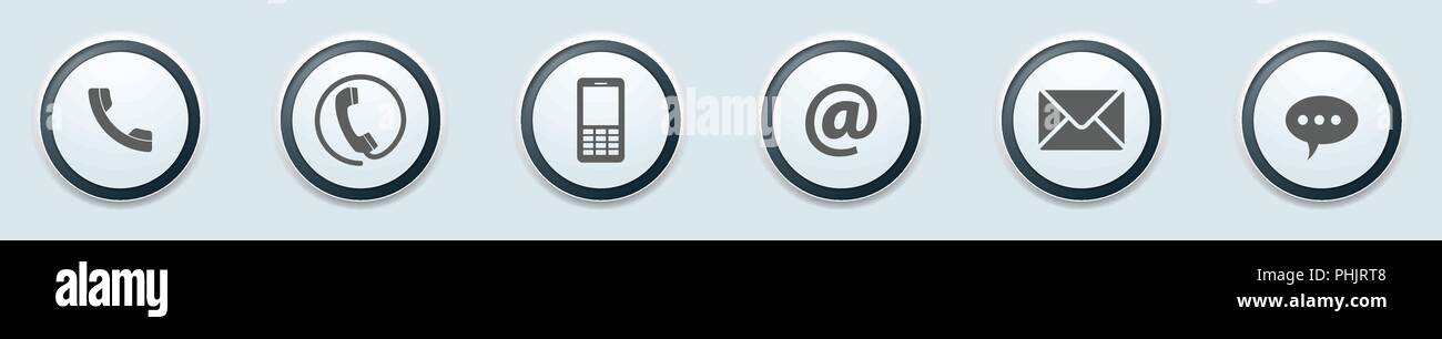 Service buttons Stock Vector Images - Alamy