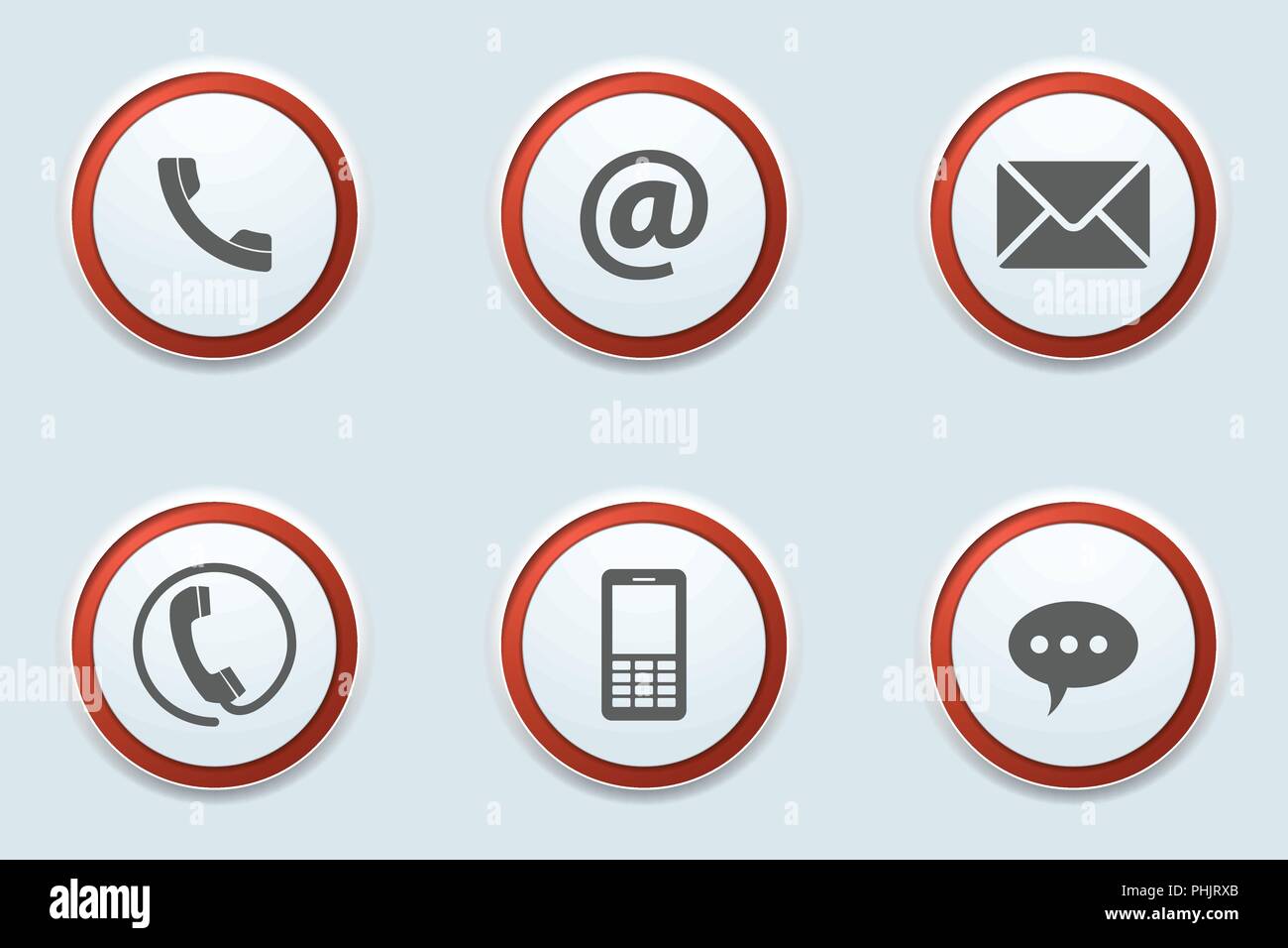 Service buttons Stock Vector Images - Alamy