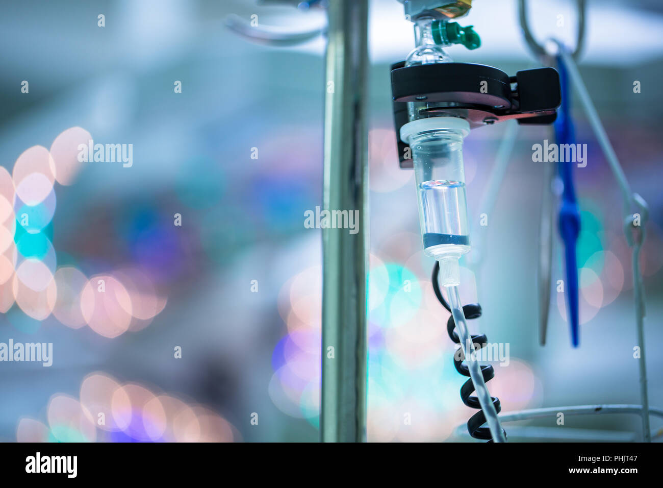 Drip irrigation equipment in hospital surgery room by the operations ...