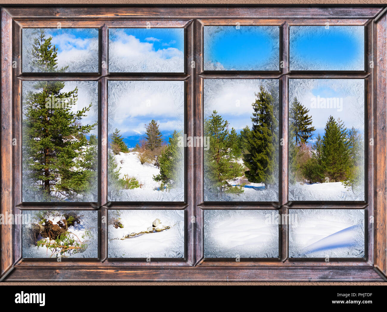Ice covered window hi-res stock photography and images - Alamy