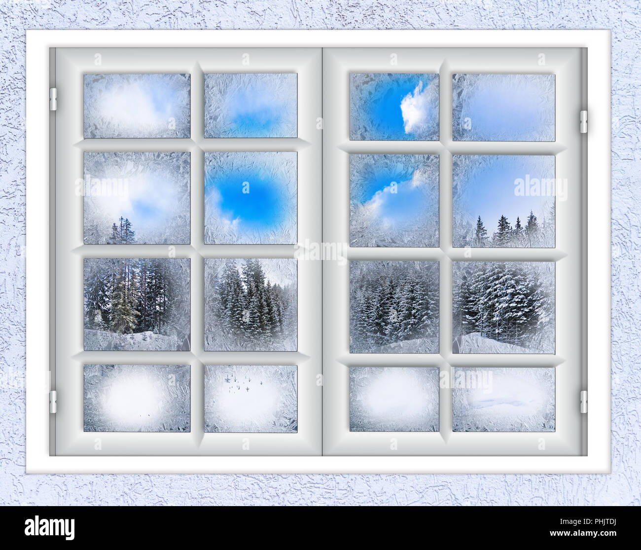 Ice covered window hi-res stock photography and images - Alamy