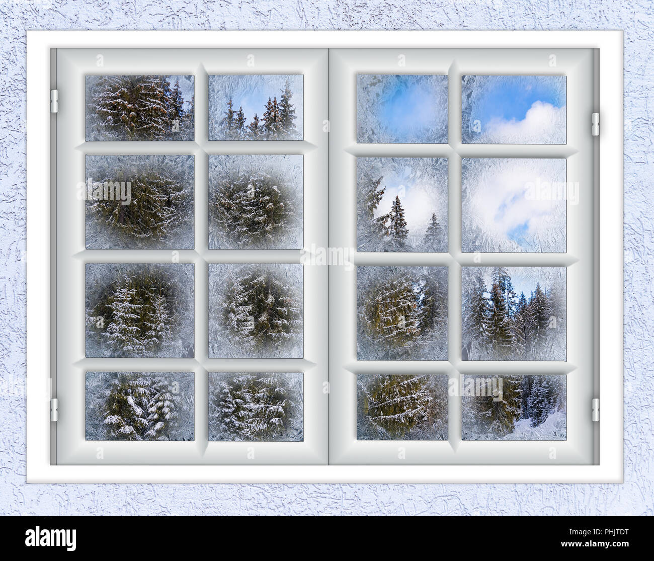 Ice covered window hi-res stock photography and images - Alamy