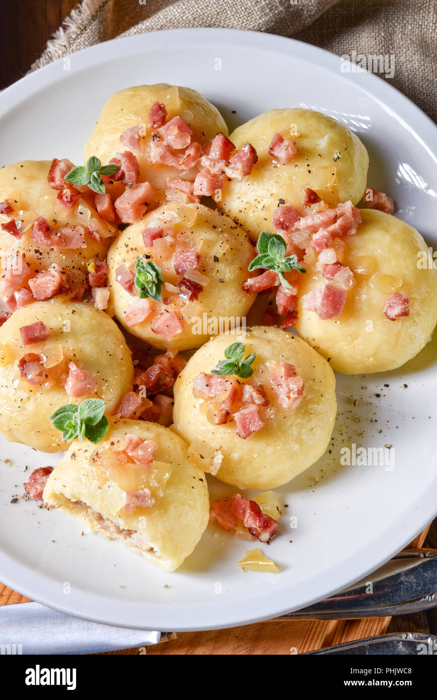 Pyzy are a type of polish dumpling Stock Photo - Alamy