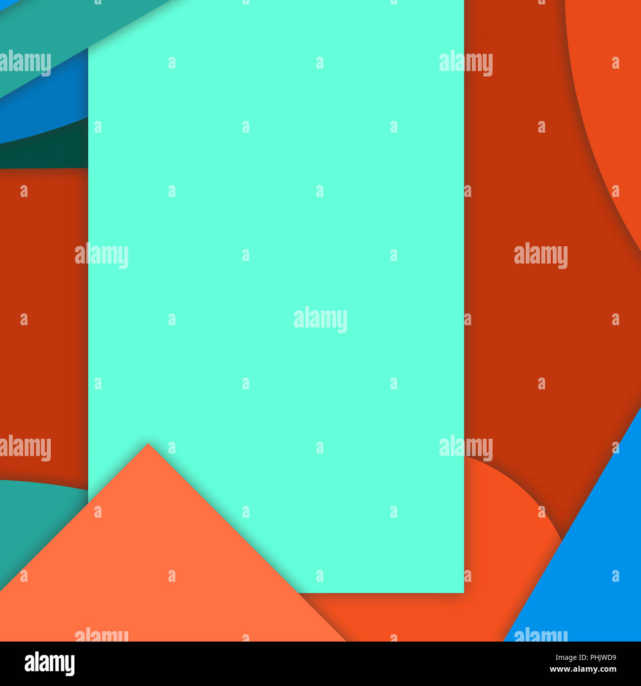 modern layered flat shapes background Stock Photo - Alamy