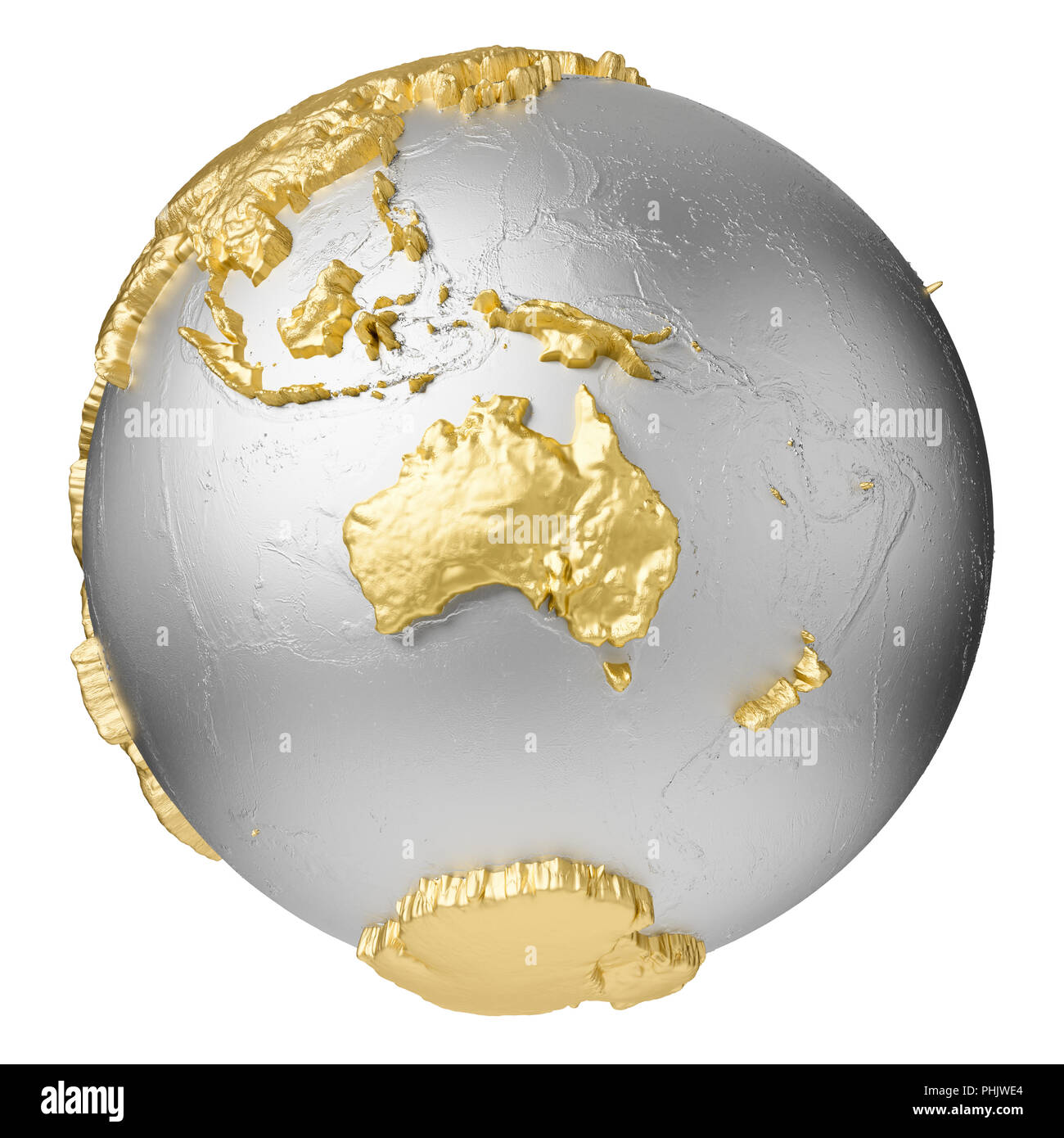 Australia new zealand map white hi-res stock photography and images - Alamy