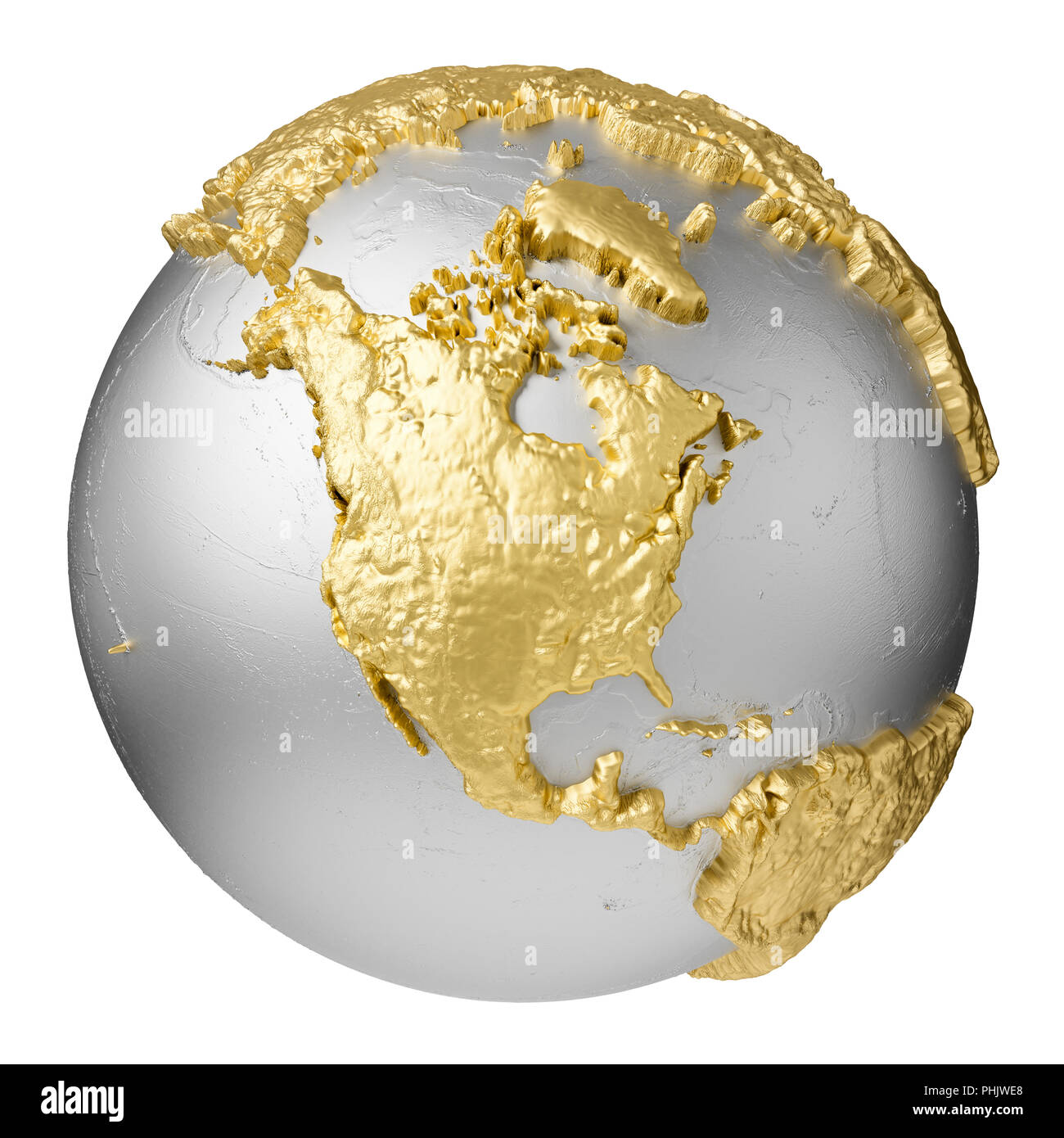 Gold North America Stock Photo - Alamy